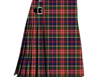 Scottish Traditional Clan Red Ross 8 Yard Heavy Weight Tartan Kilt ...