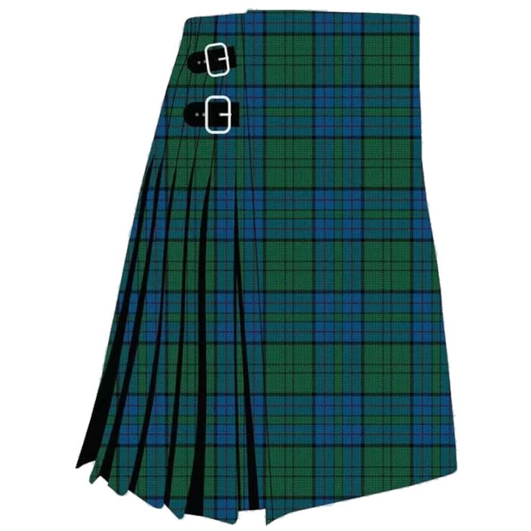 Scottish Traditional Clan Lockhart 8 Yard Heavy Weight Tartan Kilt ...