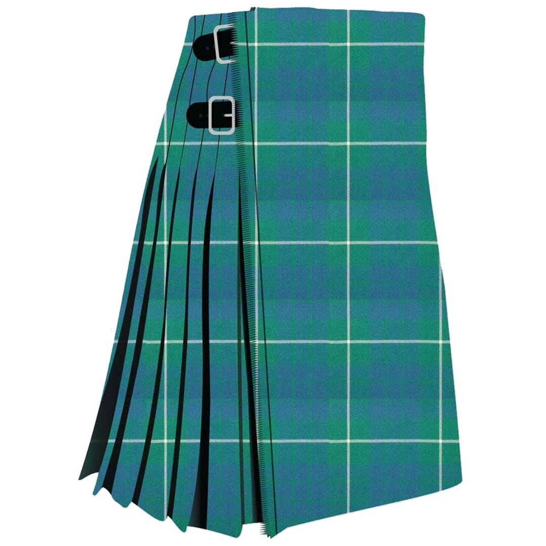 Scottish Traditional Hamilton Green Ancient 8 Yard Heavy Weight Tartan ...