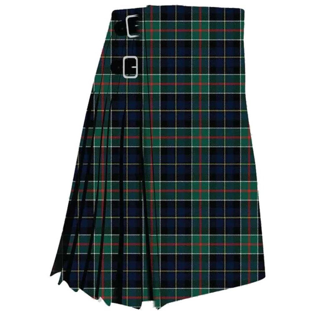 Scottish Traditional Cowan Modern 8 Yard Heavy Weight Tartan Kilt - Men's Handmade Tartan Kilts ...