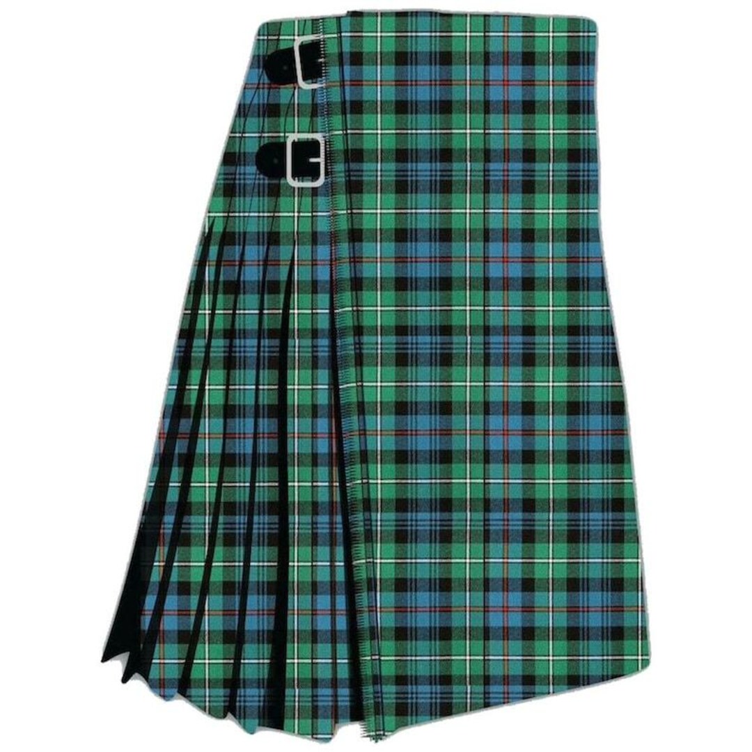 Scottish Traditional Mackenzie Ancient 8 Yard Heavy Weight Tartan Kilt ...