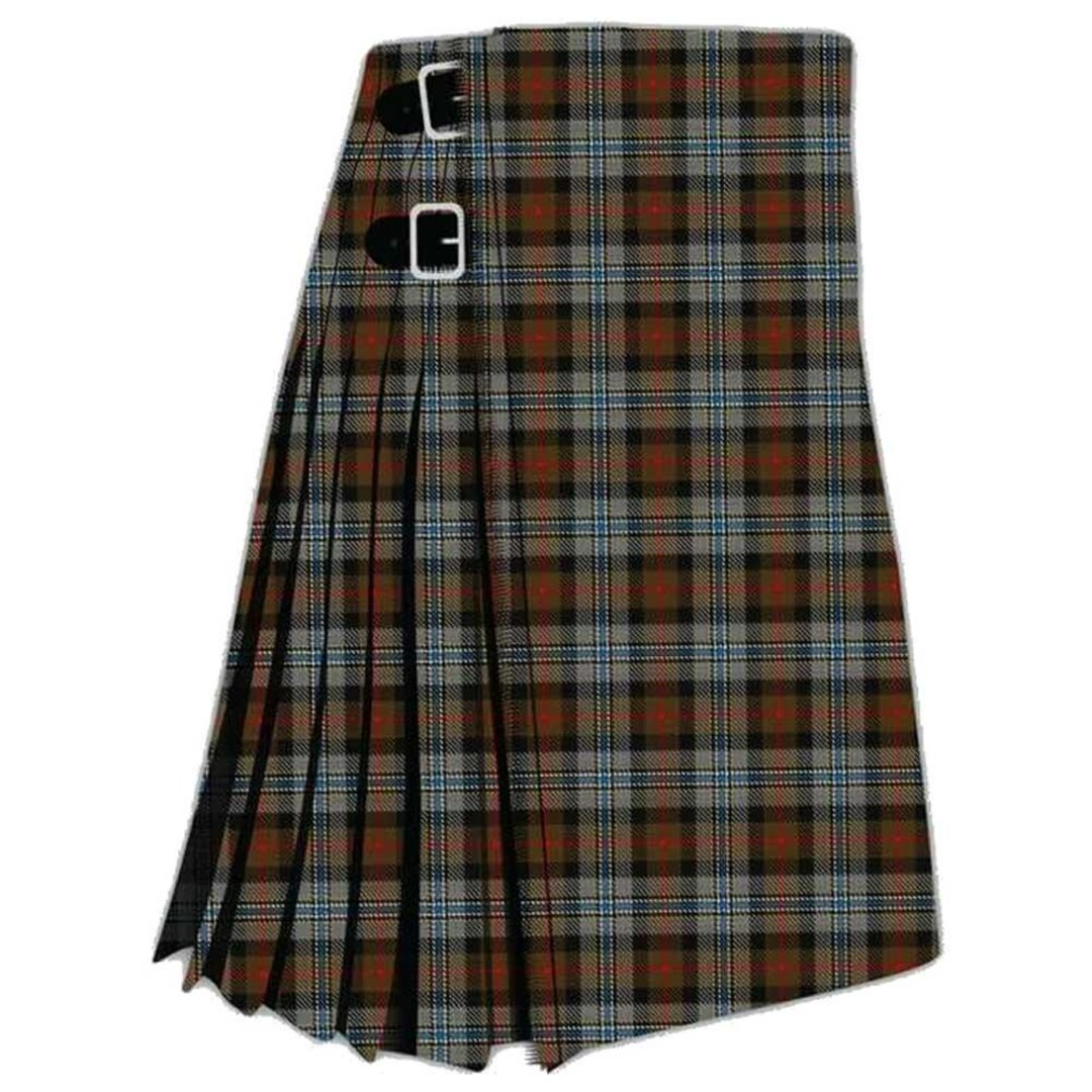 Scottish Traditional Campbell Hunting 8 Yard Heavy Weight Tartan Kilt - Men's Handmade Tartan ...