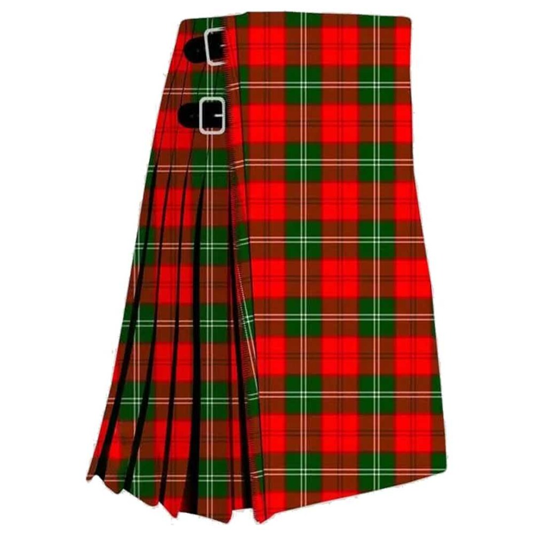 Scottish Traditional Clan Lennox 8 Yard Heavy Weight Tartan Kilt - Men ...