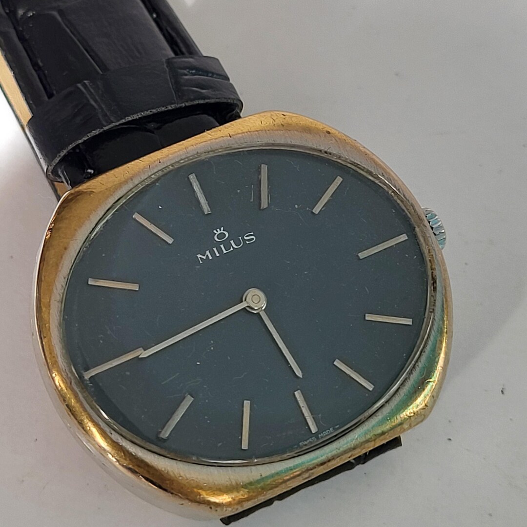 Watch Swiss MILUS Original Mann Mechanik Vintage Antimagnetic - Etsy
