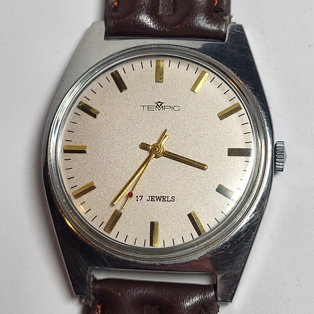 Watch Vintage TEMPIC 17 Jewels Original Mechanik - Etsy