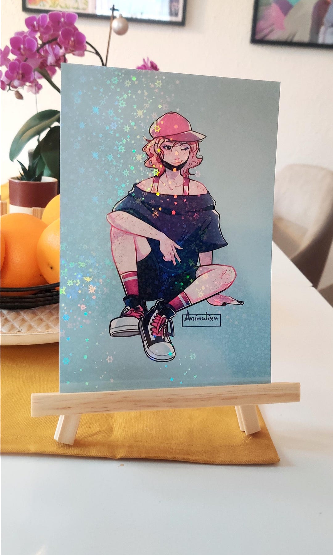 Nevada O.C A5 Print Anime Girl - Etsy