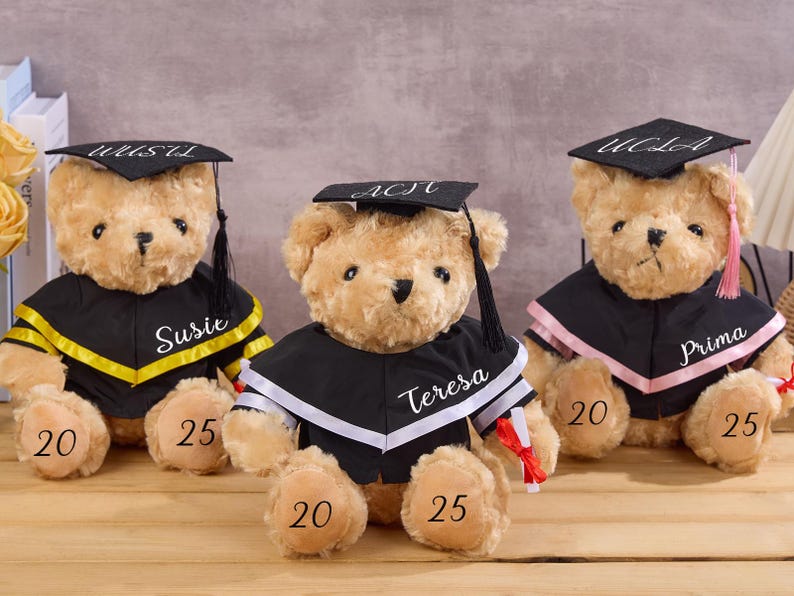 Personalized Graduation Bear 2026, Custom Graduation Bear With Name ...