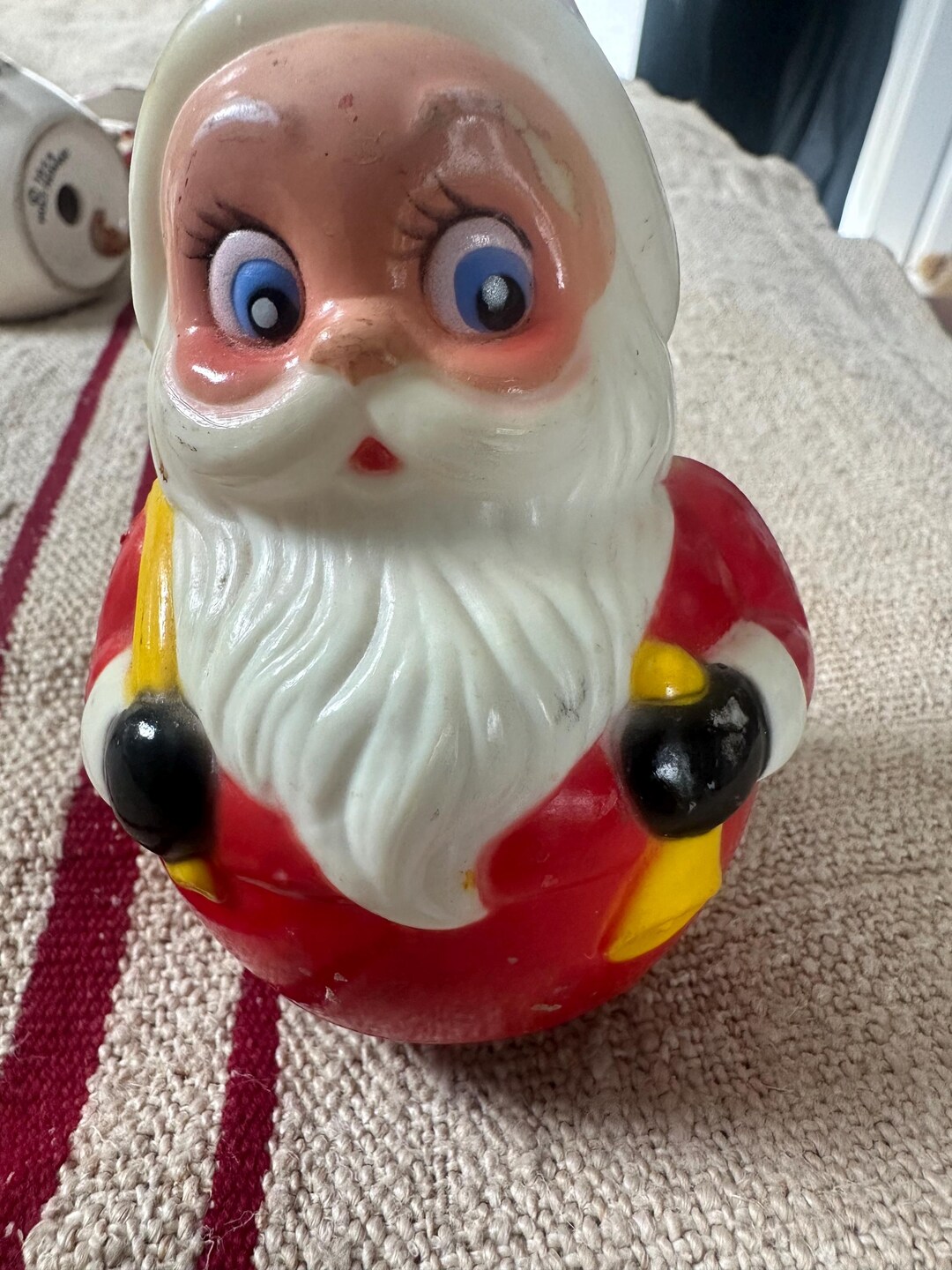 Vintage Roly Poly Santa by Kiddie Products, Inc. - Etsy