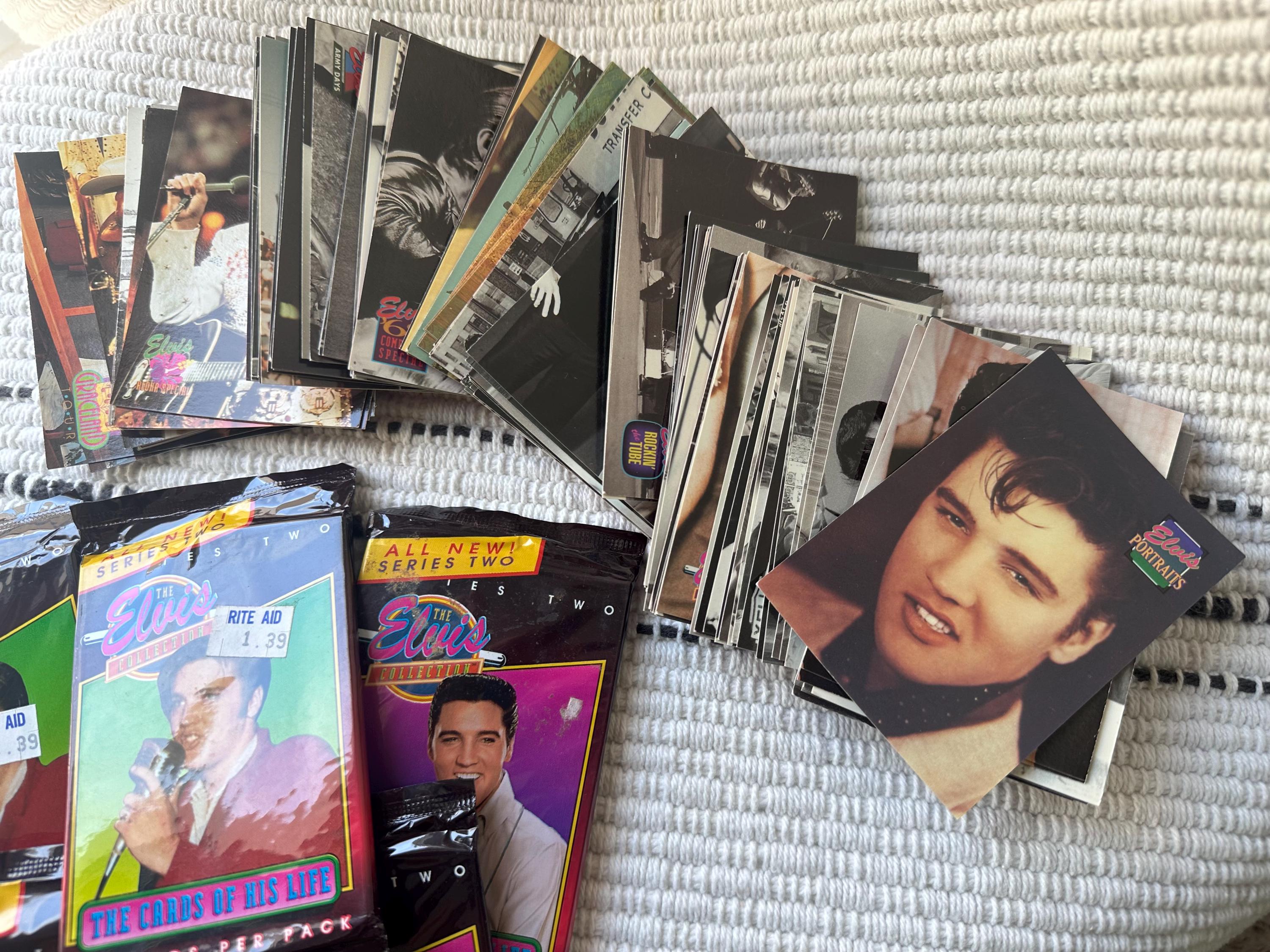 Lot of Elvis Presley Trading Cards - Single and Unopened Packs! - Etsy