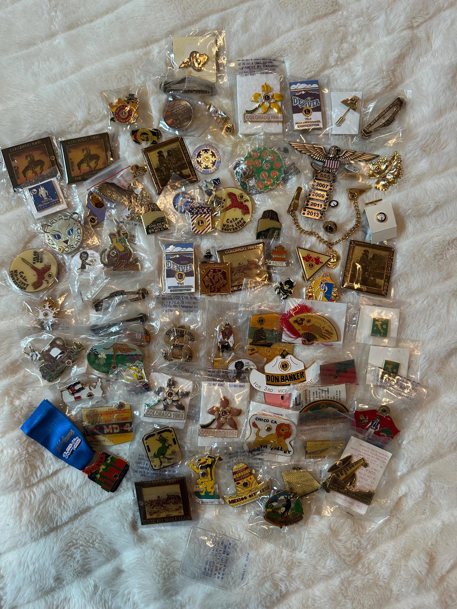 Lot of 80+ Vintage Lions Club Pins - Etsy