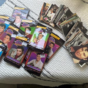Lot of Elvis Presley Trading Cards - Single and Unopened Packs! - Etsy