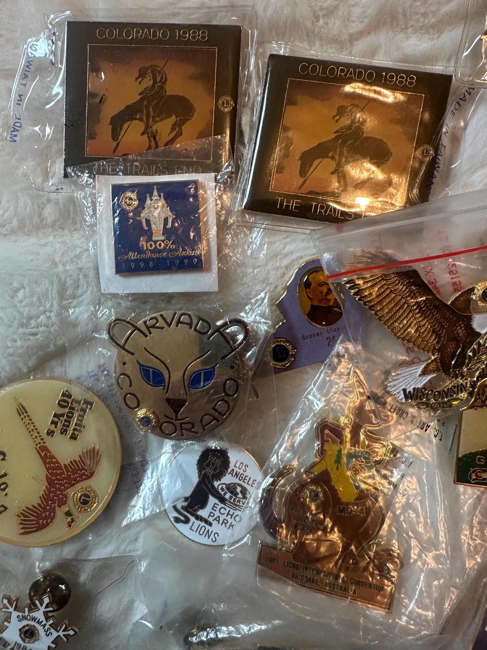 Lot of 80+ Vintage Lions Club Pins - Etsy