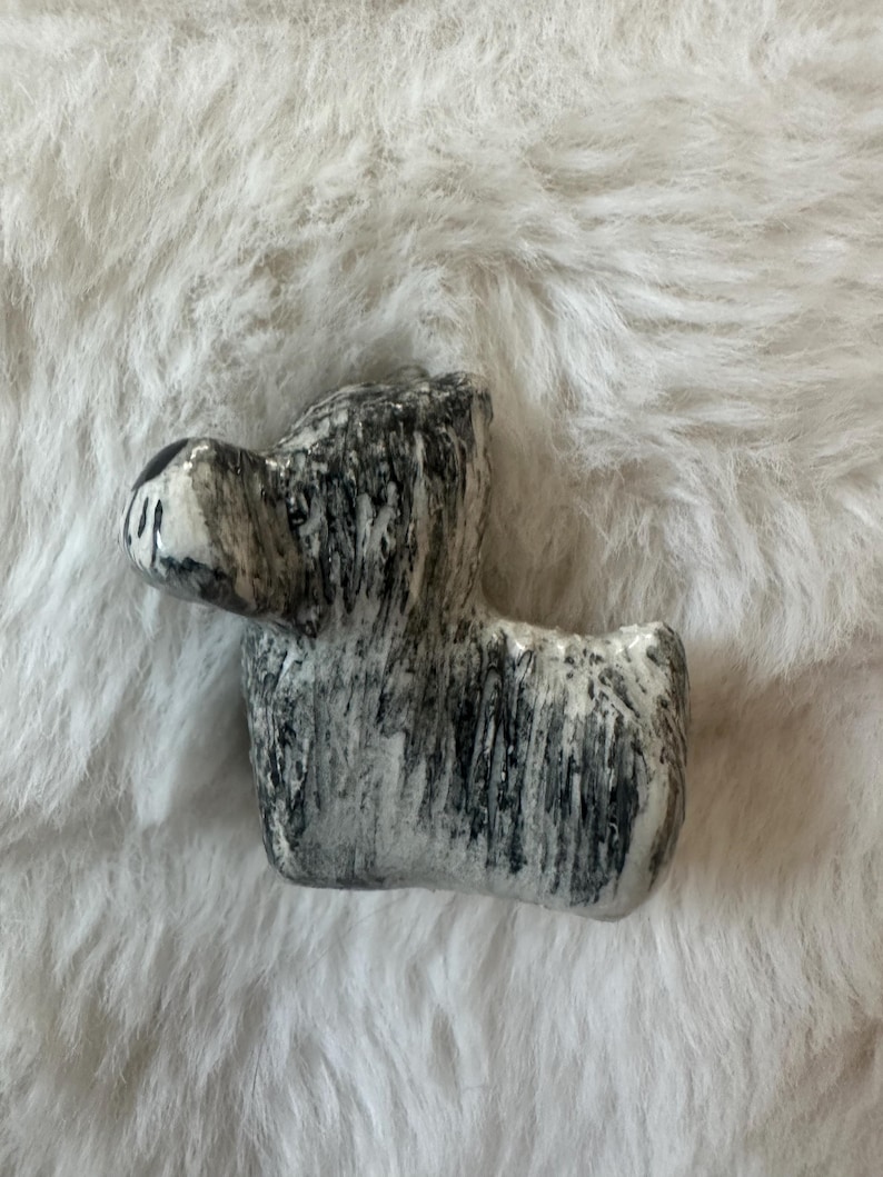 Mini Scotty Dog Figurine - Scottish Terrier - Etsy