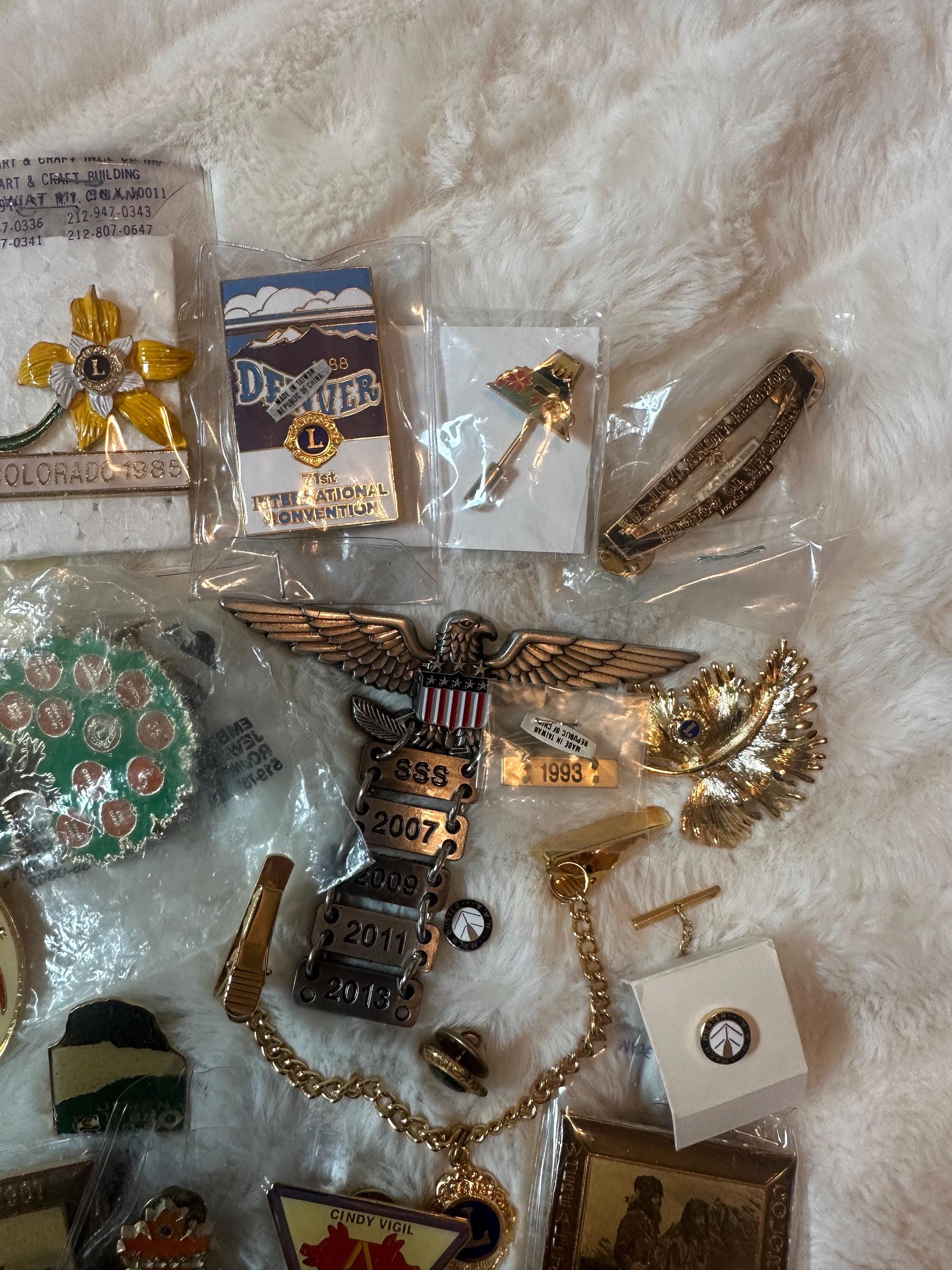 Lot of 80+ Vintage Lions Club Pins - Etsy