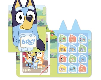 Bluey Stamp Pack - Etsy