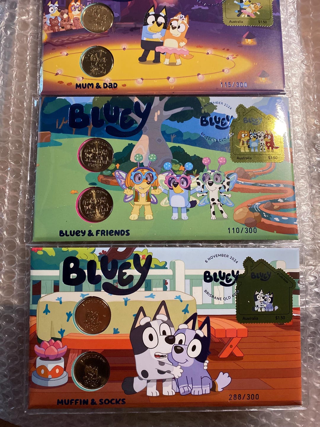1 X Bluey 2024 Limited Edition 2-coin and Minisheet Collection - Etsy