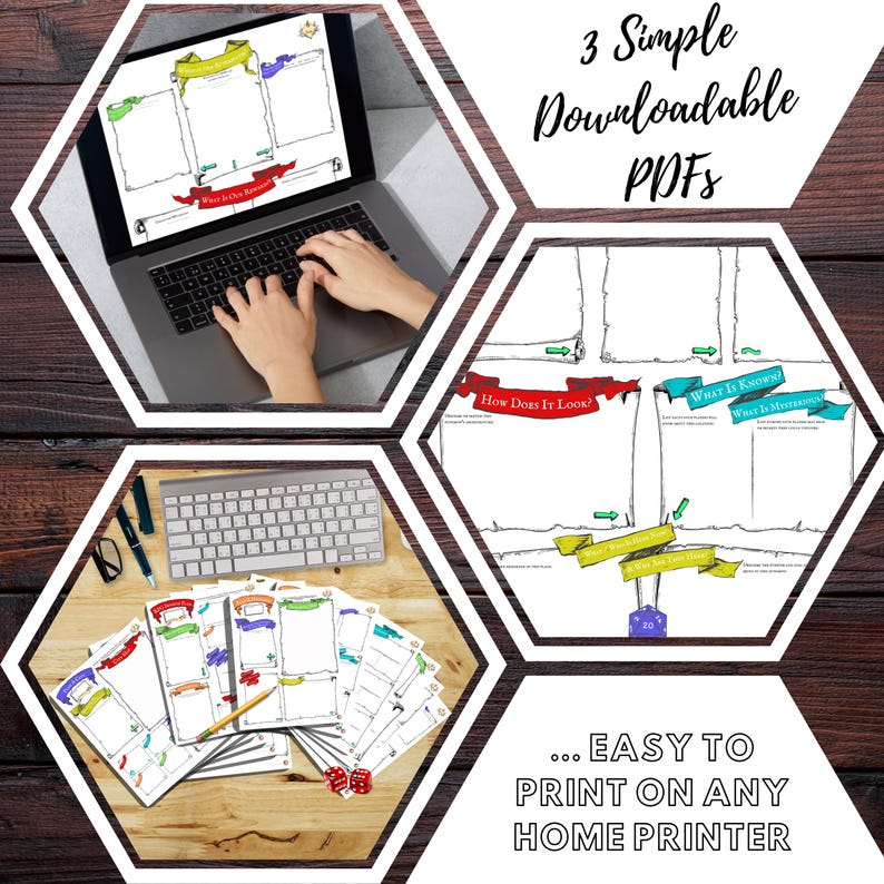 Complete Collection Dnd Planning Guides - Colorful Scrolls - Dungeon ...