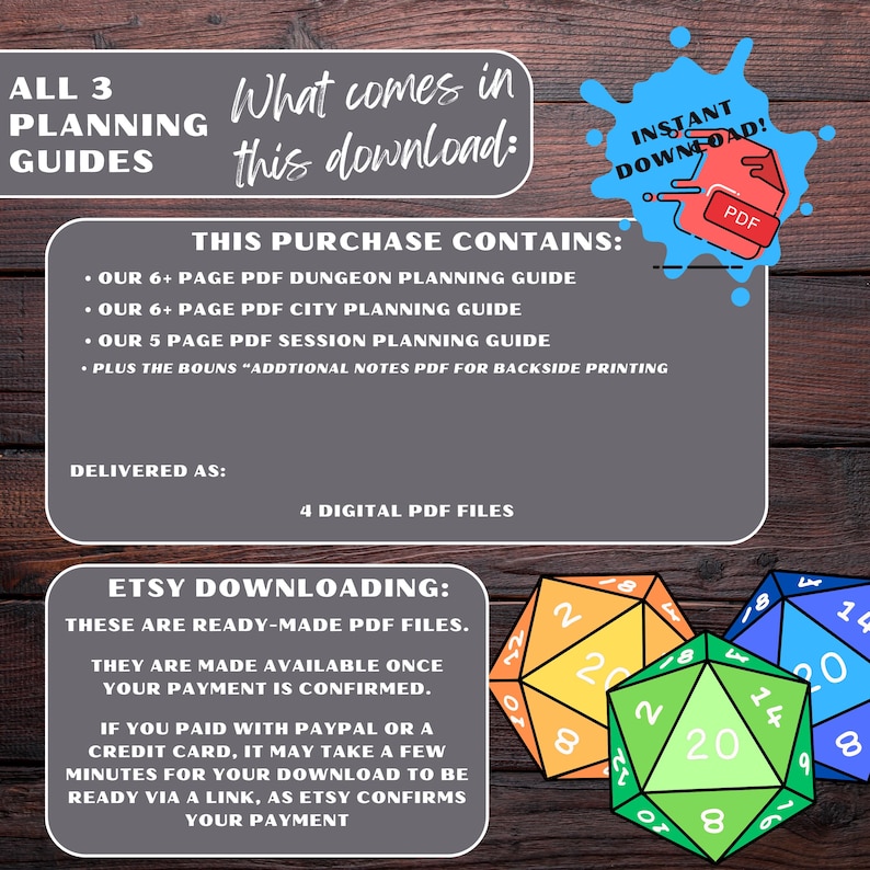 Complete Collection Dnd Planning Guides - Colorful Scrolls - Dungeon ...
