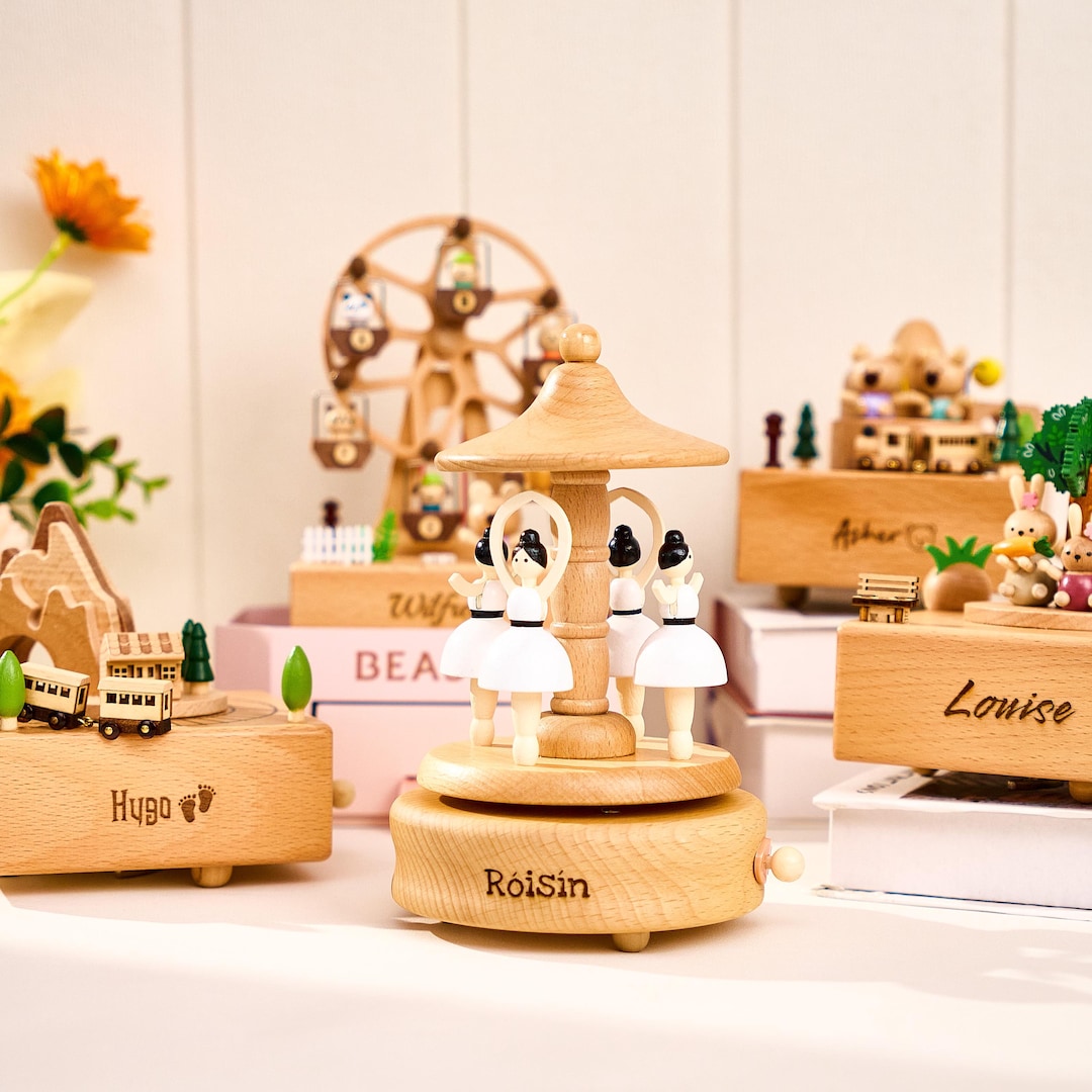 Custom Baby Music Box With Name，engraved Name Music Box,personalized ...