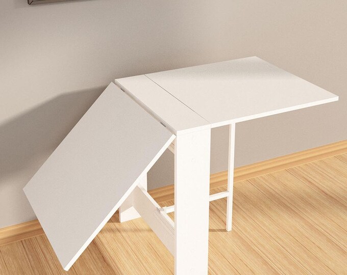 Folding Table ASLY, Dining Table, Kitchen Table, Work Table, Foldable ...