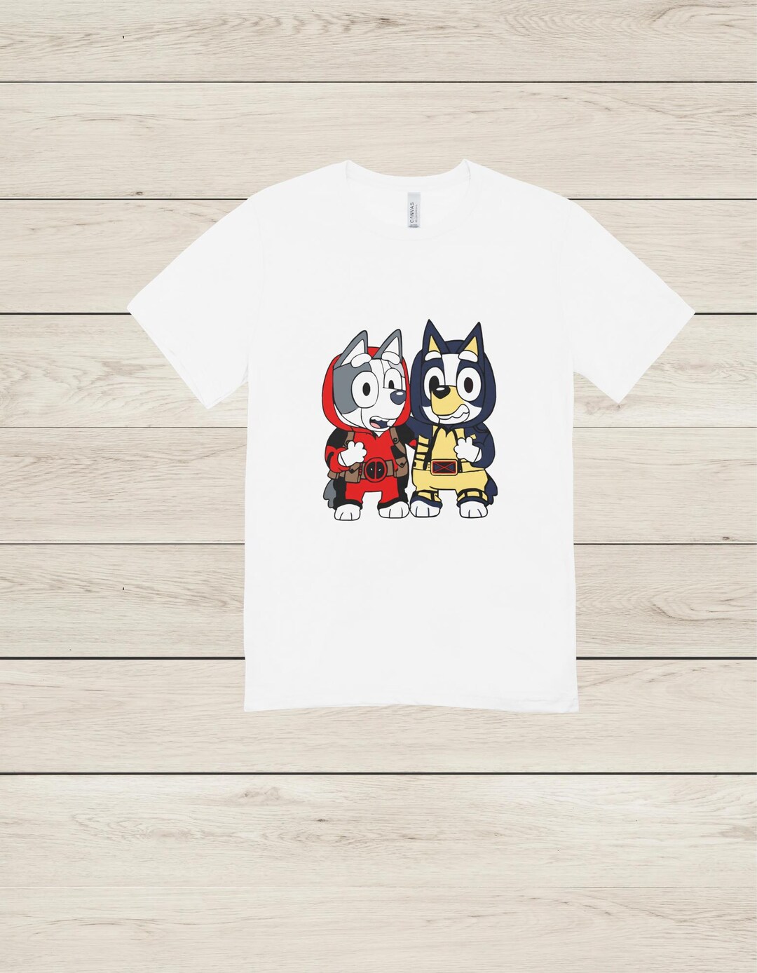 Deadpool Wolverine Bluey Collab T - Etsy