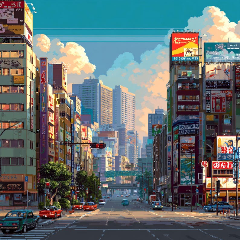 Main Street in Japan - Etsy
