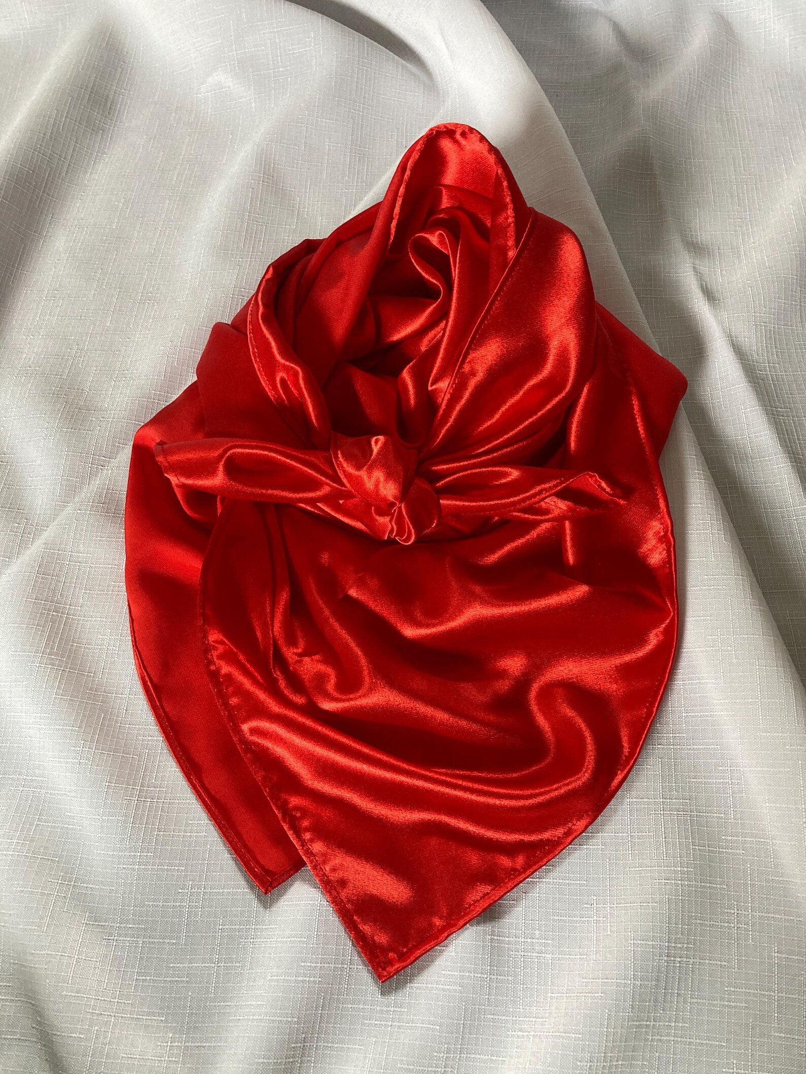 Medium Sized Cowboy Wild Rag - Cowgirl Western Scarf - Red Wild Rag ...