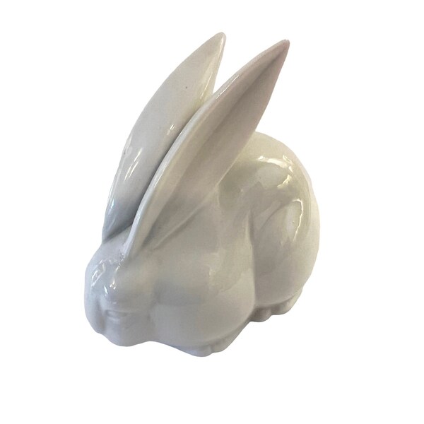 Ceramic White Rabbit - Etsy