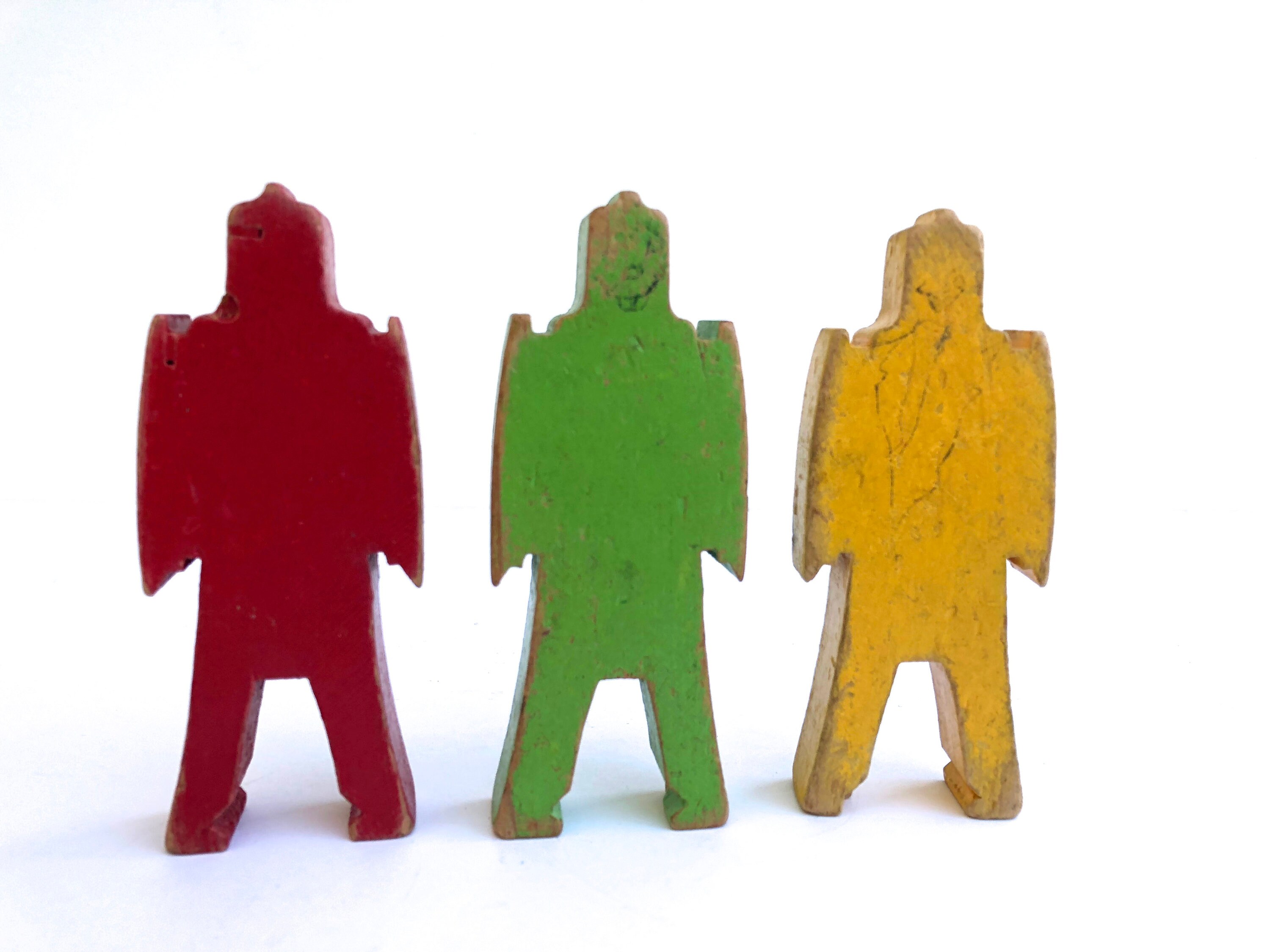 Vintage Stacking Clown Blocks 3 Wooden Toy Blocks Bill Ding | Etsy