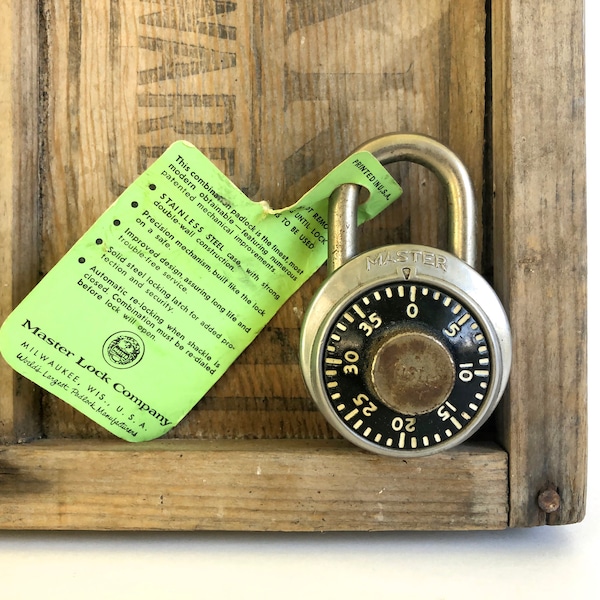 Vintage Master Lock - Etsy