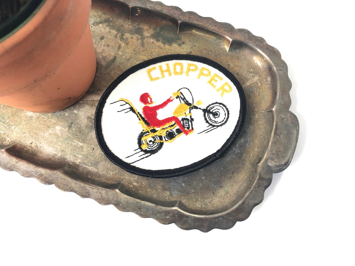 Vintage Chopper Motorcycle Patch 1970's Sew on Patch - Etsy