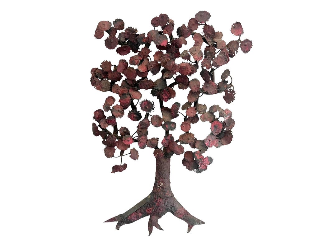 Mid Century Brutalist Tree Sculpture~ Wall Hanging~ Artist Ricardo ...