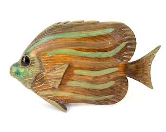 Wood Angel Fish - Etsy