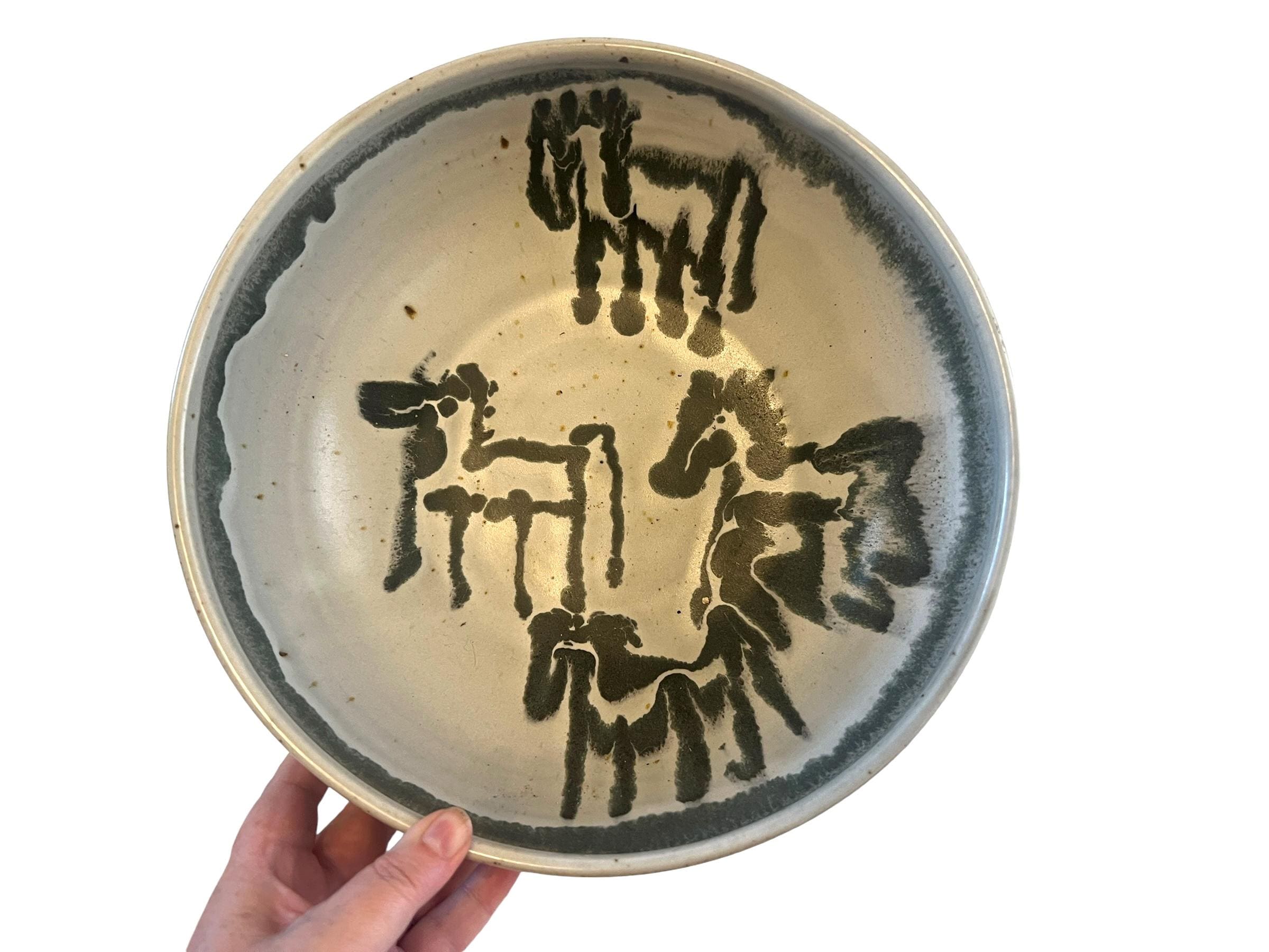 Mid Century Abstract Horse Bowl ~ William Creitz Art Pottery~ Hand ...
