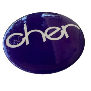 Vintage Cher Fan Club Button~ New Old Stock 1970's Pin~ Gift for the ...