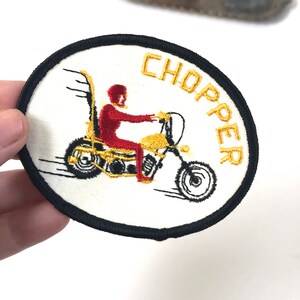 Vintage Chopper Motorcycle Patch 1970's Sew on Patch - Etsy
