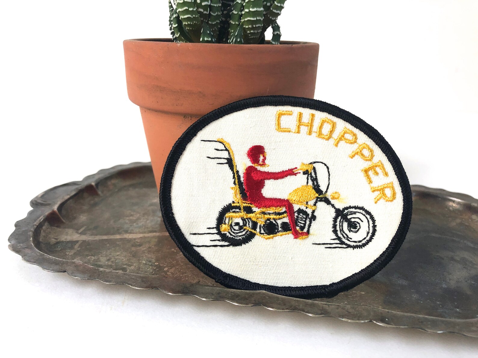 Vintage Chopper Motorcycle Patch 1970's Sew on Patch | Etsy