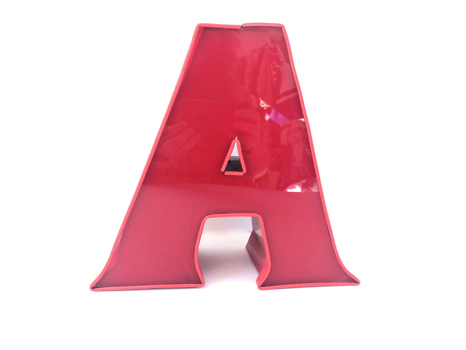 Vintage Red Letter A Metal Industrial Letter Capital A Store - Etsy