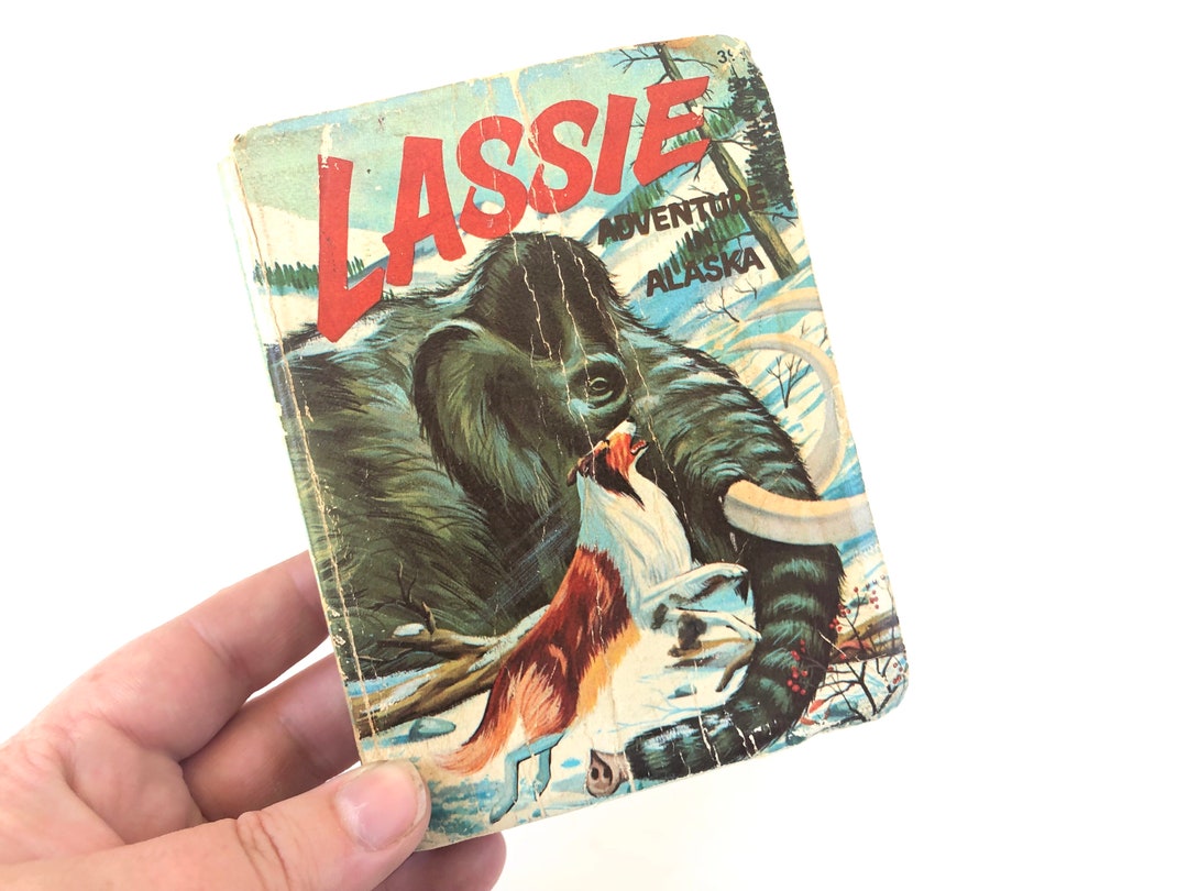 Lassie~ Little Big Book - Vintage Illustration Book- Adventure in ...