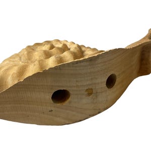 Vintage Folk Art Snail Sculpture ~ Hand Carved Wooden Shell ~ Whimsical ...