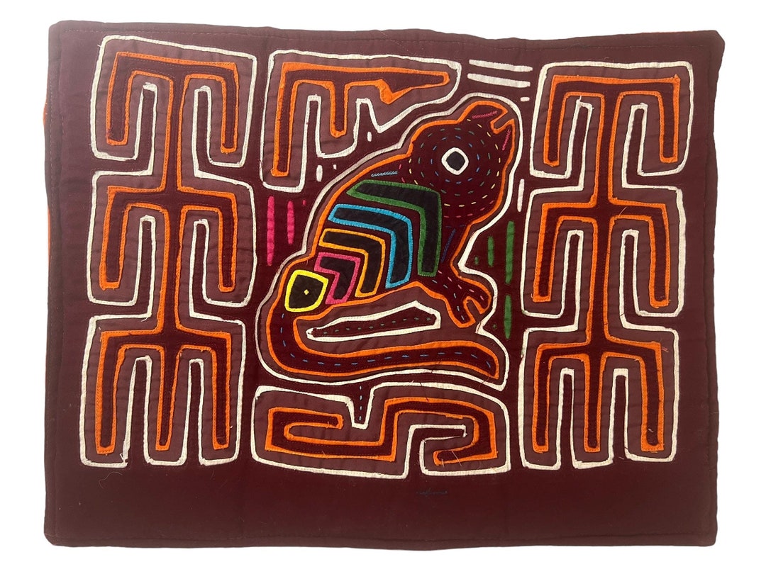 Vintage Kuna Mola Textile Art, Baby Bird Embroidery, Primitive Folk Art ...