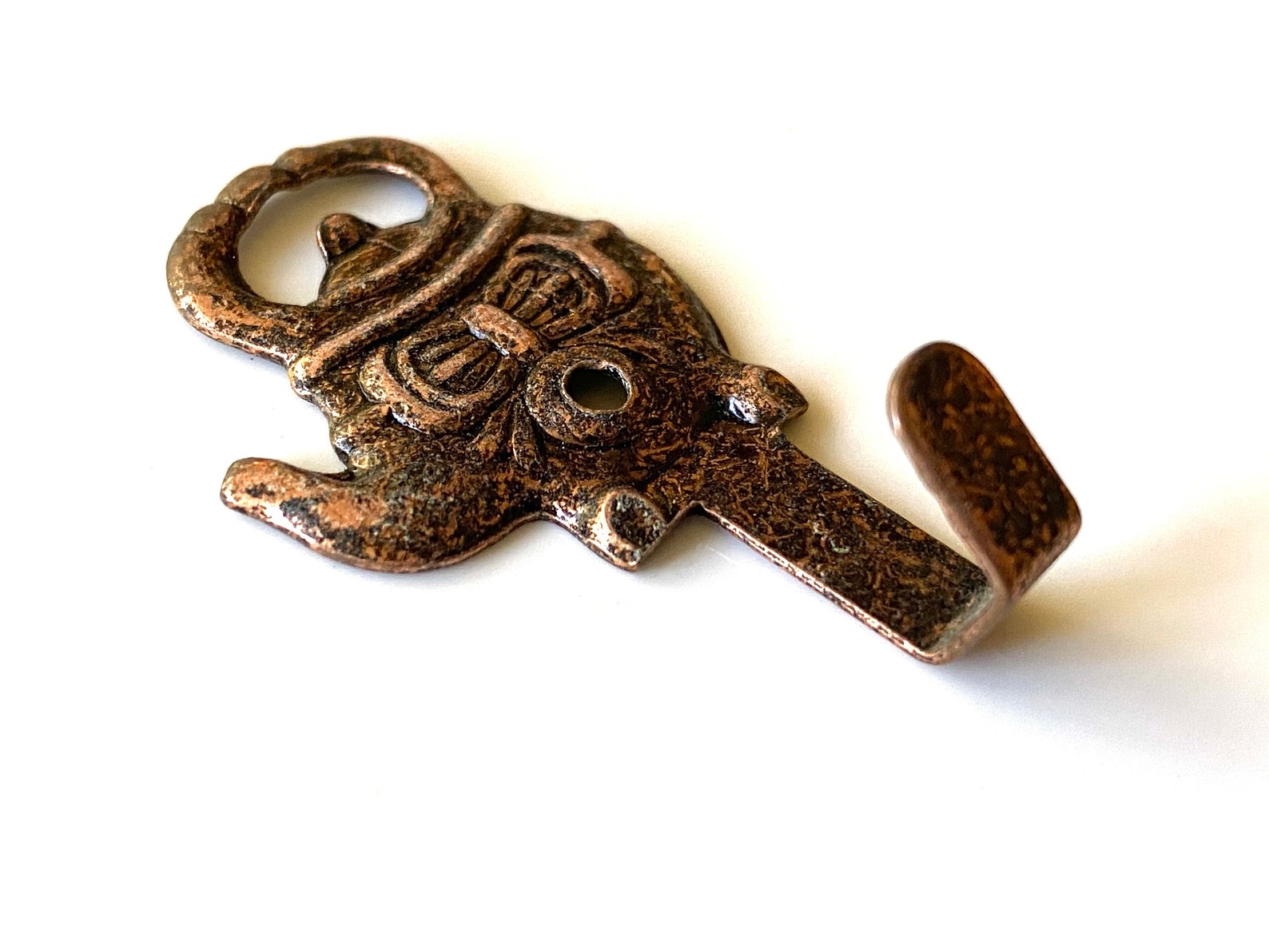 Vintage Teapot Wall Hook ~ Copper~ Key, Tea Cozy or Necklace Hook ...