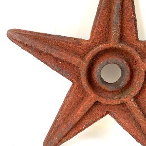 Antique Cast Iron Star Architectural Salvage Old Iron Masonry Star ...