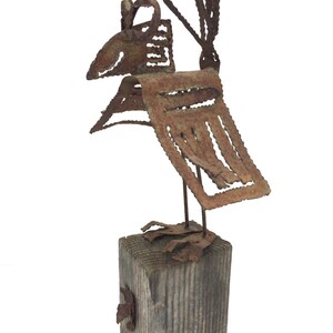 Mid Century Brutalist Sculpture~ Goofus Bird Metal Sculpture ~abstract ...