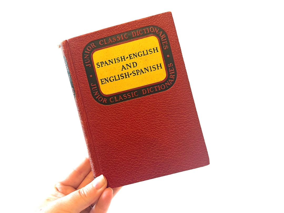Vintage Spanish English Dictionary - Junior Classic Language Studies ...
