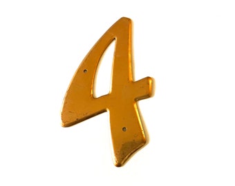 Number Four Wall Art - Etsy