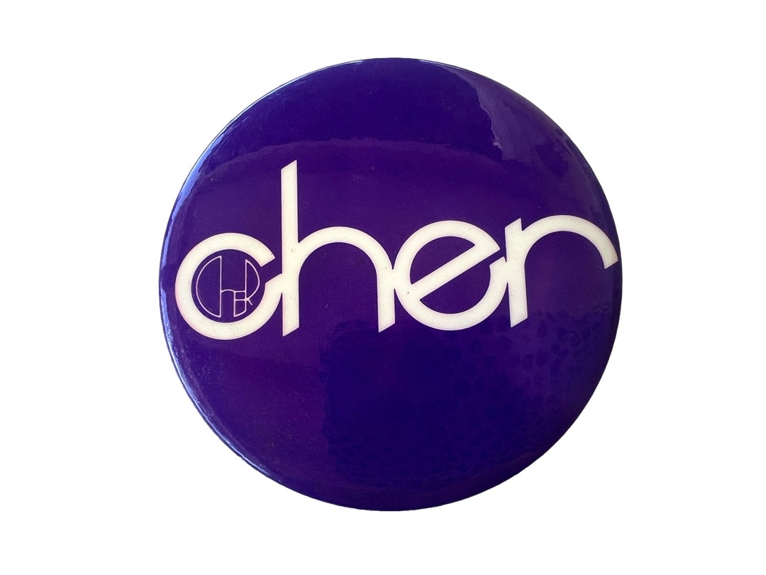 Vintage Cher Fan Club Button~ New Old Stock 1970's Pin~ Gift for the ...