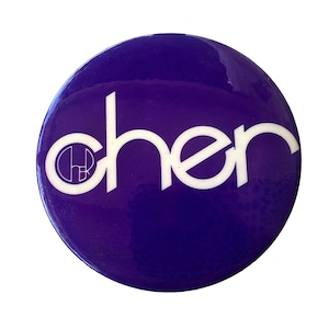 Vintage Cher Fan Club Button~ New Old Stock 1970's Pin~ Gift for the ...