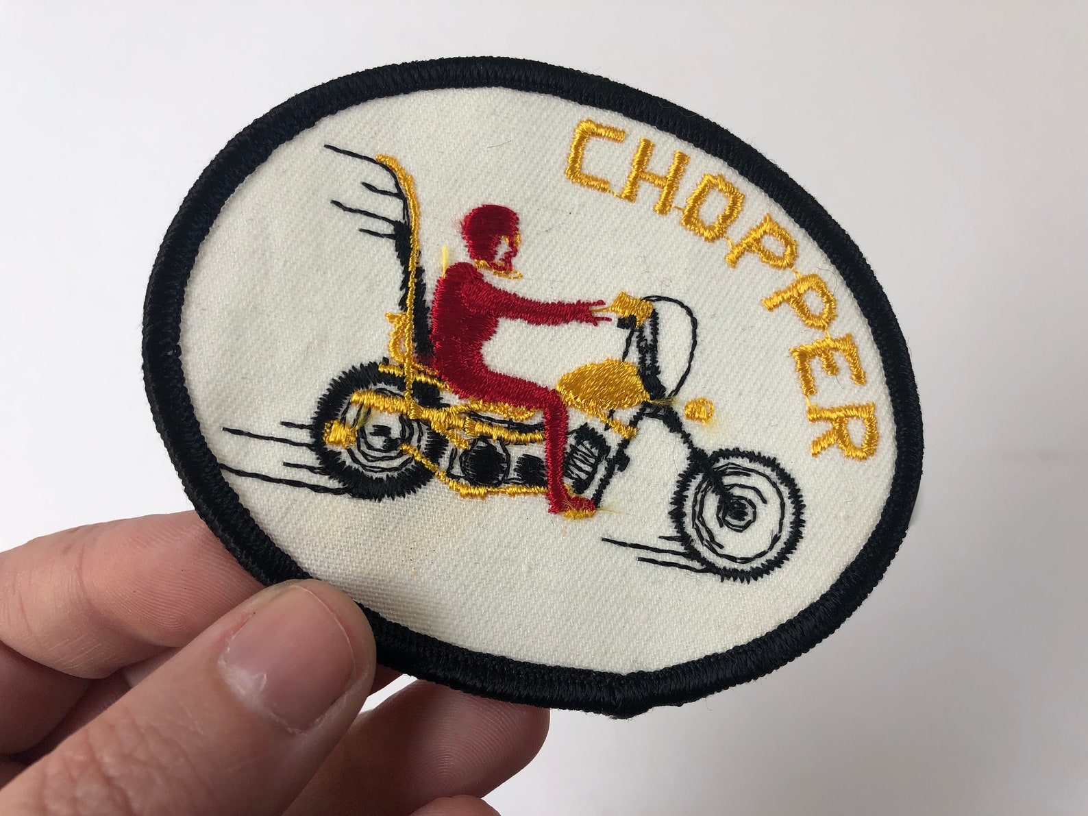 Vintage Chopper Motorcycle Patch 1970's sew on patch | Etsy