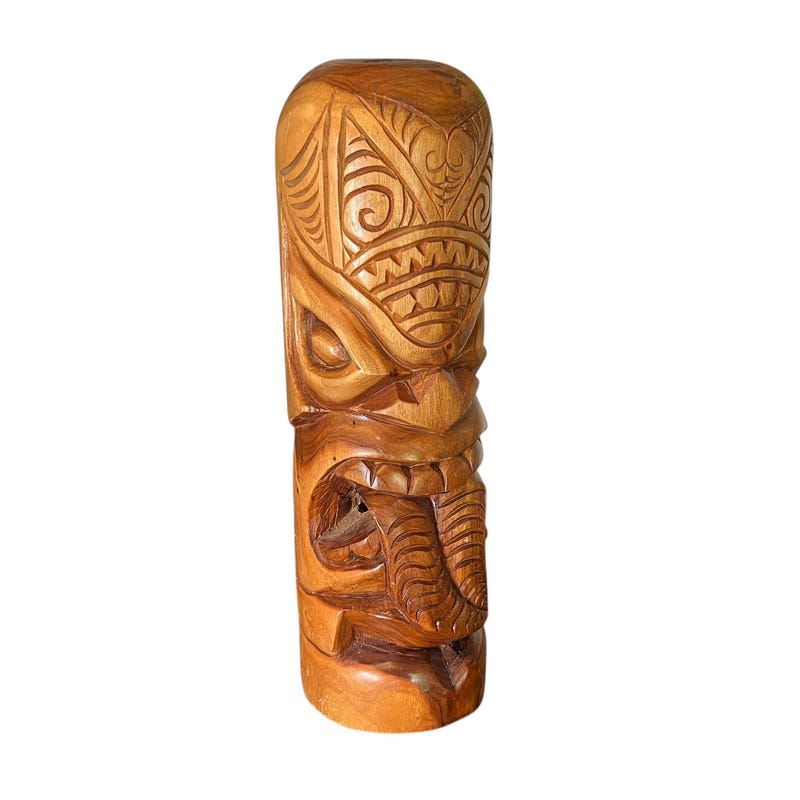 Hand Carved Tiki - Etsy